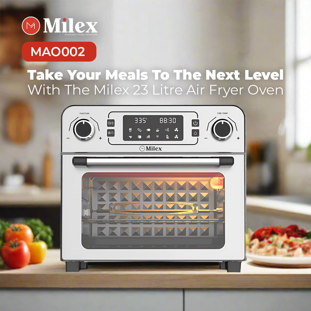 Milex 23 Litre Air Fryer Oven With Rotisserie – Milex USA