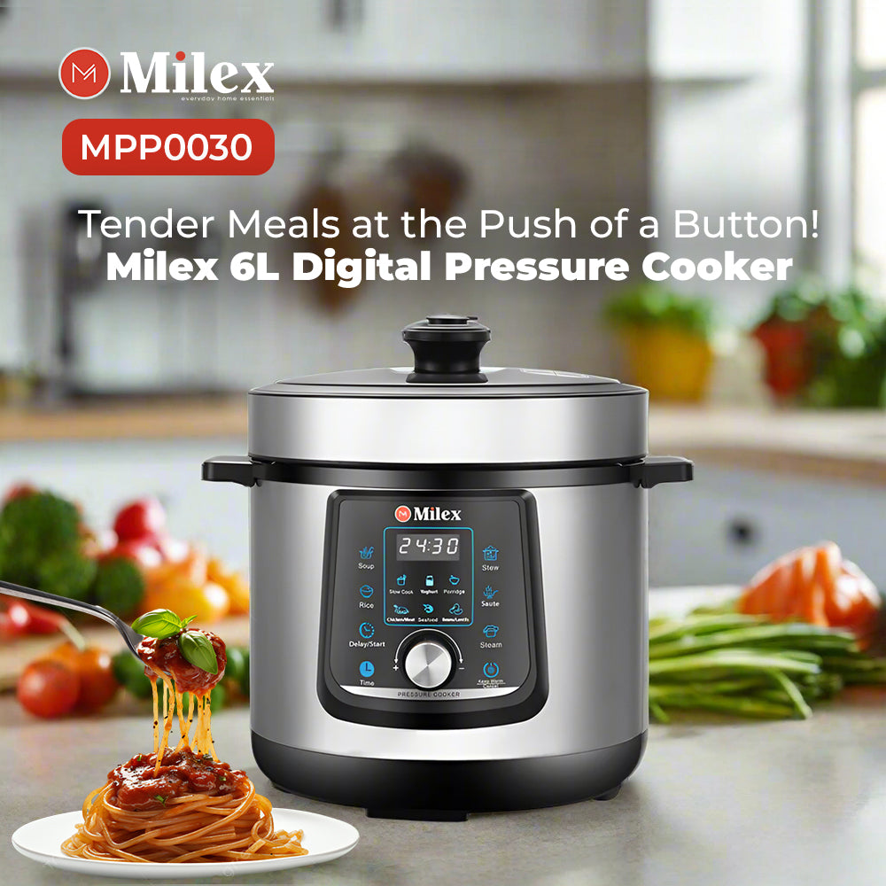 Milex 6L Digital Power Pressure Cooker – Milex USA
